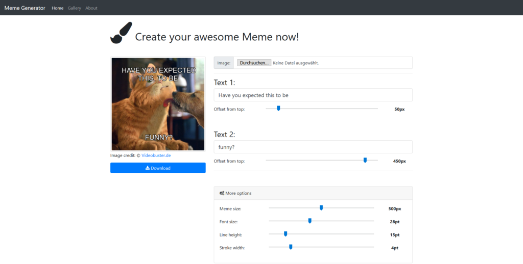 Meme Generator with jQuery and Canvas - ANEXIA Blog